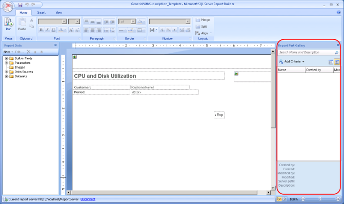 How to Create a CPU and Disk Utilization Report