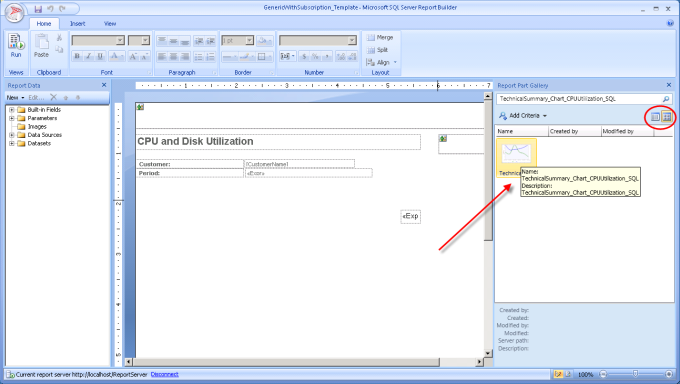 How to Create a CPU and Disk Utilization Report