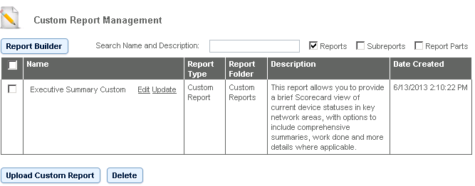 Use Report Manager to Access Report Builder 3.0