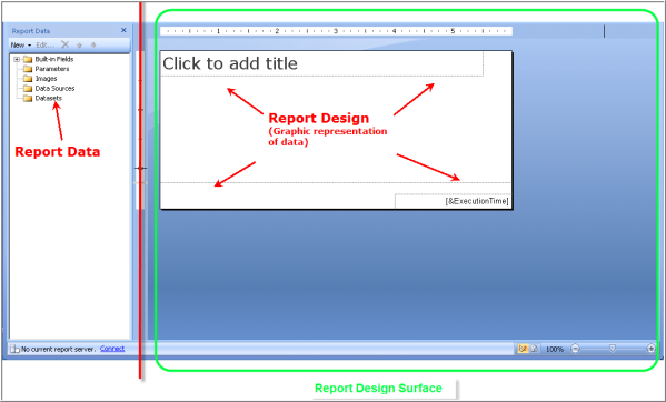 Explore the Work Surface in Report Builder 3.0