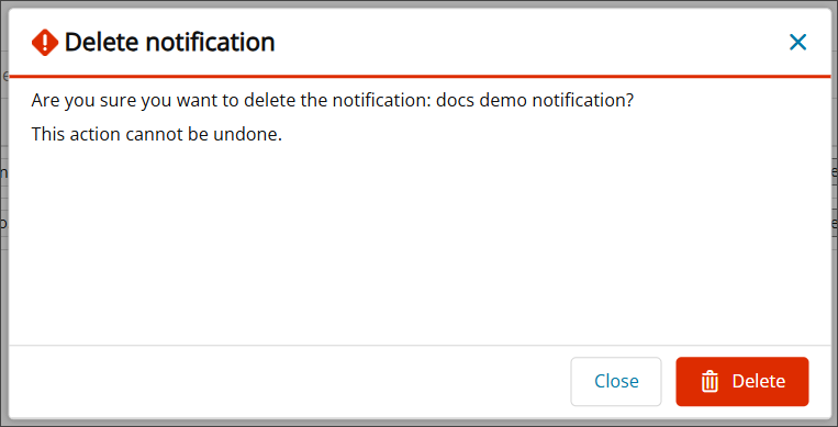 Manage Notifications