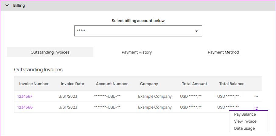 How do I view my invoices and usage reports?