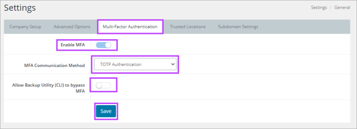 Multi-Factor Authentication (MFA)